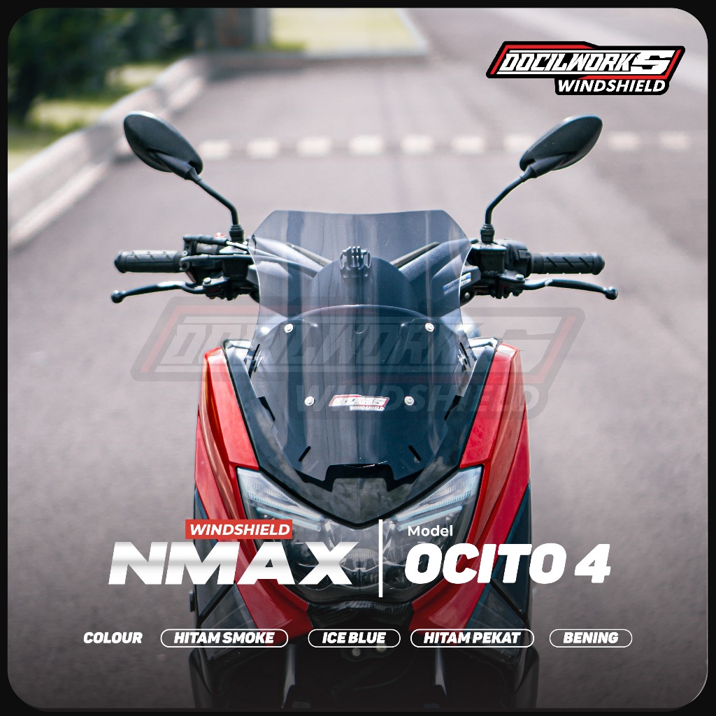 Jual Docilworks - Visor Windshield Ocito 4 Nmax Old Nmax New | Shopee ...