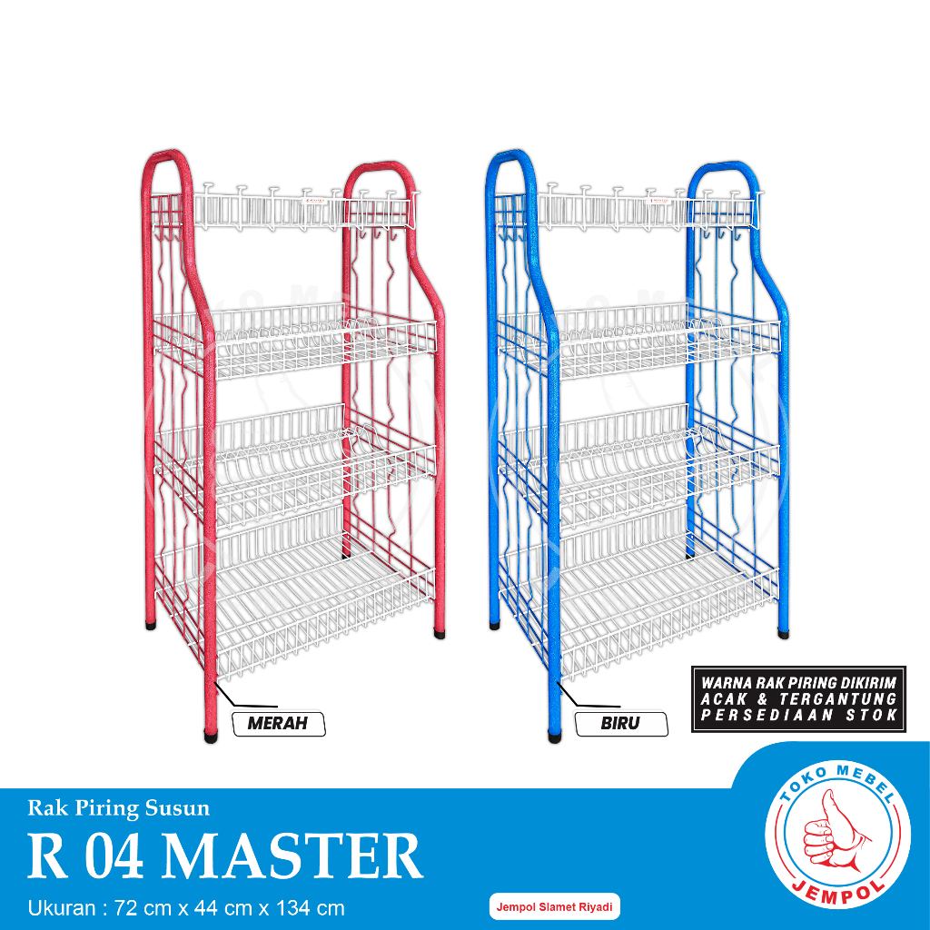 Jual Rak Piring R04 MASTER Rak Dapur / Penyimpanan Serbaguna / Rak Pengering Piring Dapur ...