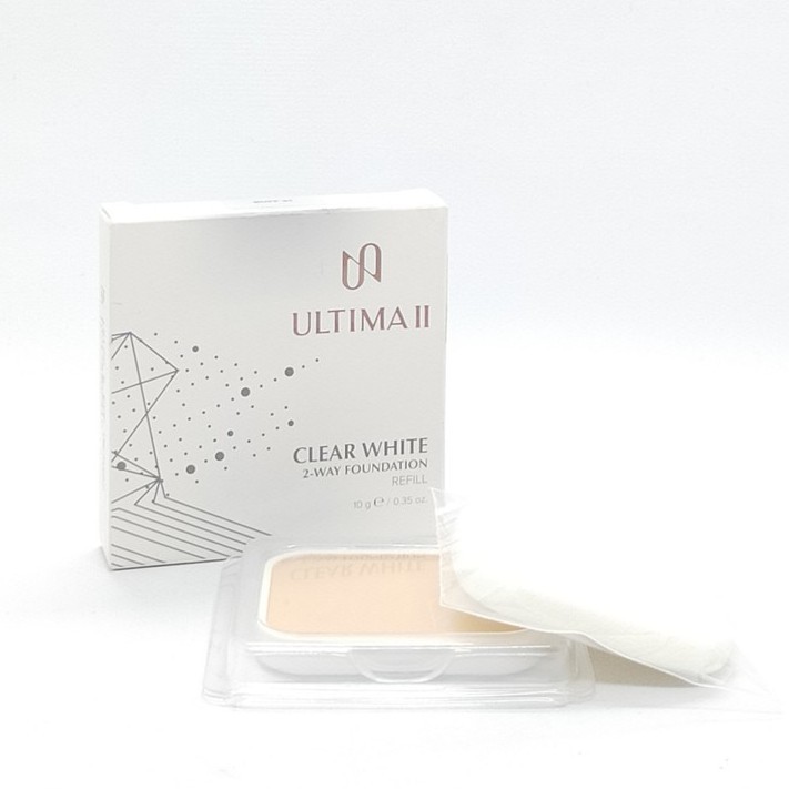 Jual ULTIMA II clear white 2-foundation 10g(refill) | Shopee Indonesia