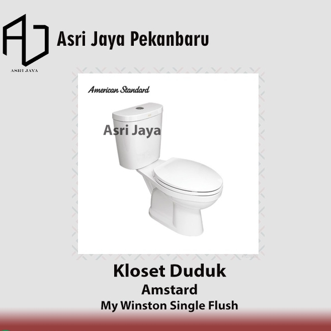 Jual Closet / Kloset Duduk Amstad My Winston Single Flush | Shopee ...