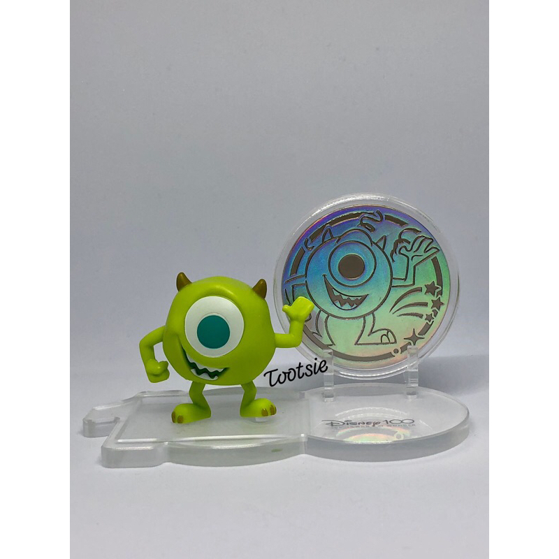 Jual Disney 100 Original Cpcm Figure + Medal Standing Coin Monsters Inc ...