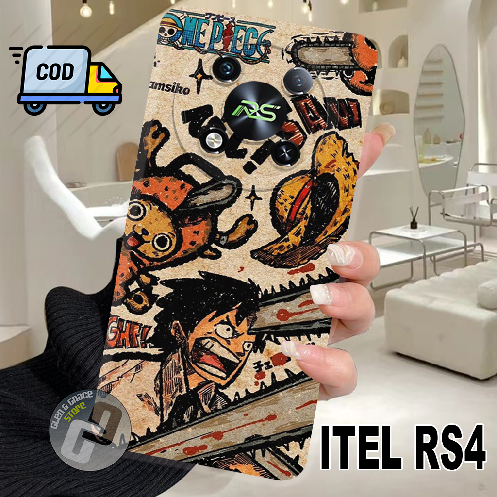 Jual G10 - Case Itel RS4 2024 Terbaru - softcase pro camera - motif one ...