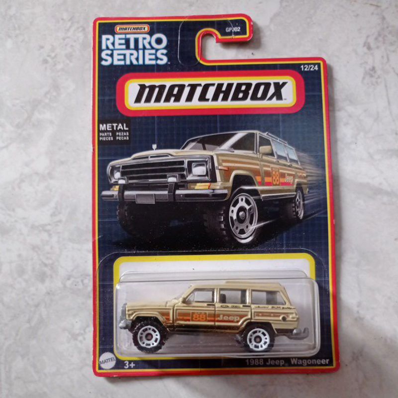 Jual matchbox retro series 1988jeep wagoneer | Shopee Indonesia