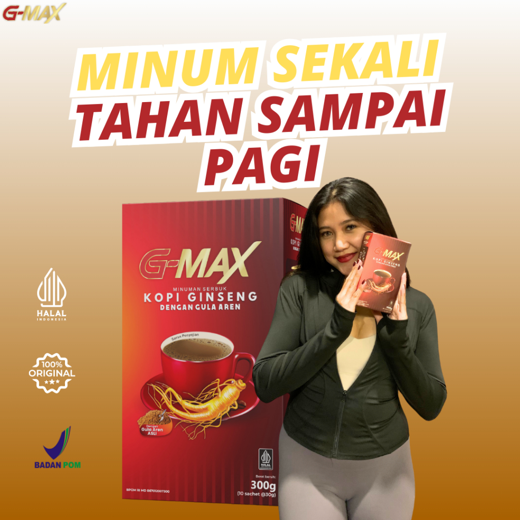 Jual Kopi penambah stamina pria dewasa G-max original kopi gingseng kuat tahan semalaman ...