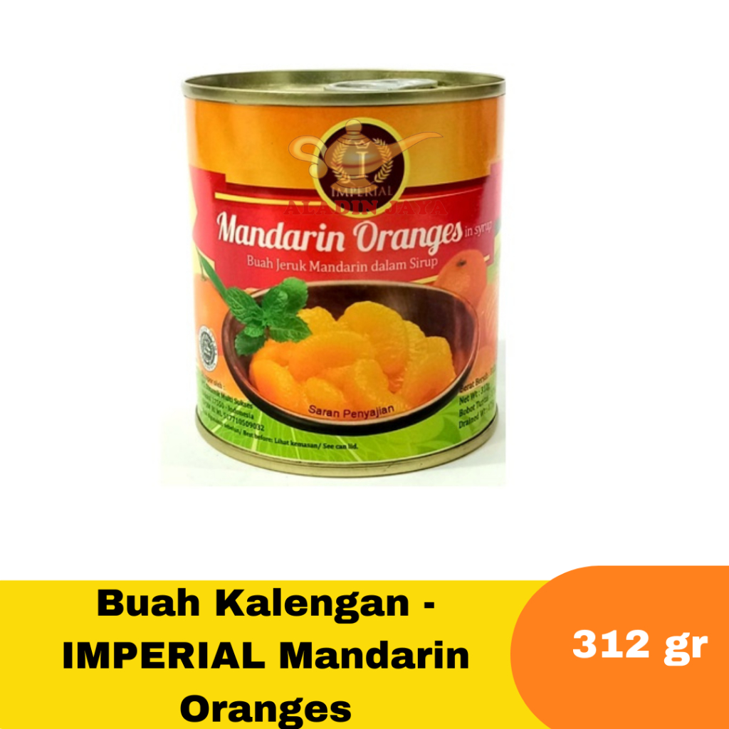 Jual Buah Kalengan - IMPERIAL Mandarin Oranges ukuran 312 gr | Shopee ...