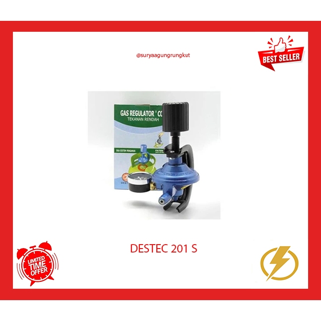 Jual REGULATOR DESTEC METER LOW PRESSURE - 201 S | Shopee Indonesia