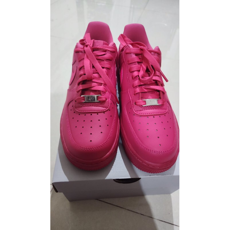 Jual Nike Air Force 1 07 Low Womans Fierce Pink Fireberry (New ...