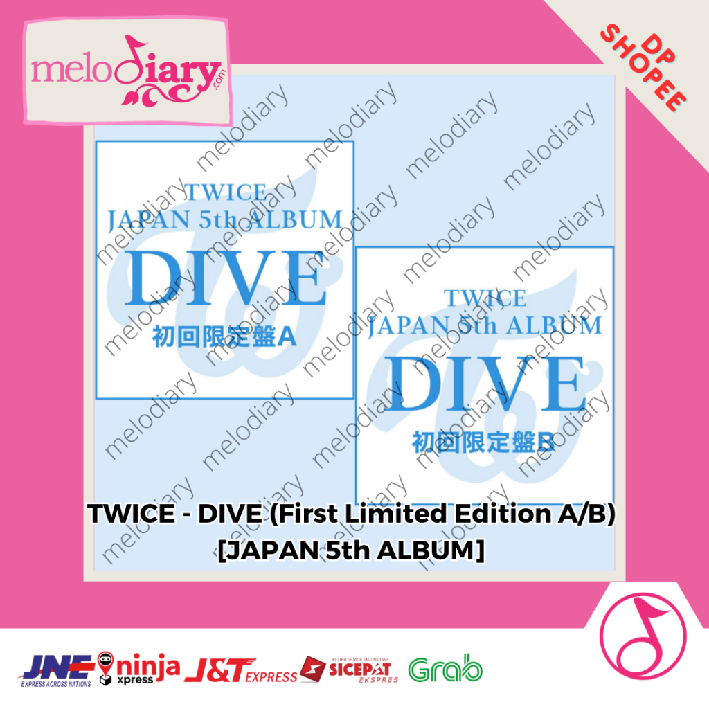 Jual TWICE - DIVE (First Limited Edition A / B) [JAPAN 5th ALBUM ...