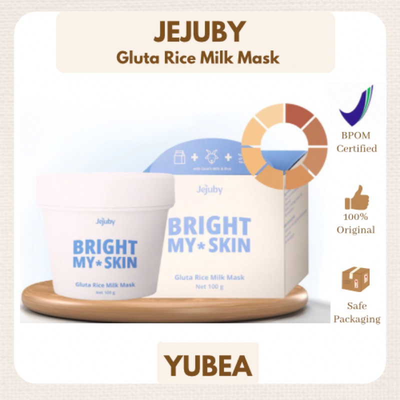 Jual JEJUBY GLUTA RICE MILK MASK MASKER BADAN 2 IN 1 BODY BLEACHING DAN ...