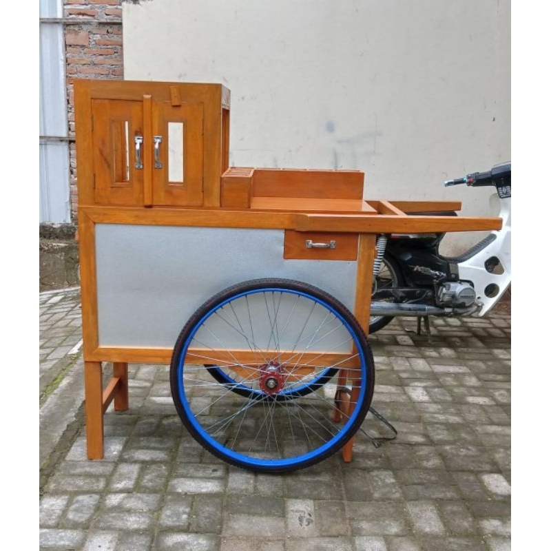 Jual Gerobak Bakso/Pentol Kuah Uk. 100cm × 50cm × 130cm (P×L×T) | Shopee Indonesia