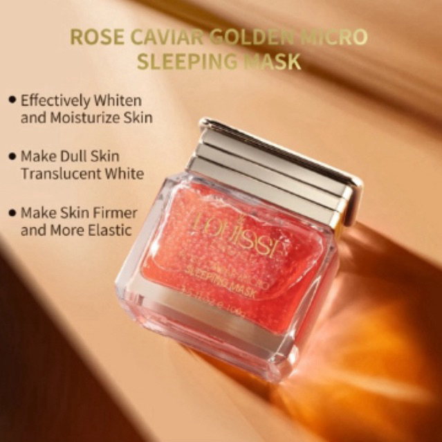 Jual LOUISSE CHOICE ROSE CAVIAR MICRO SLEEPING MASK | Shopee Indonesia
