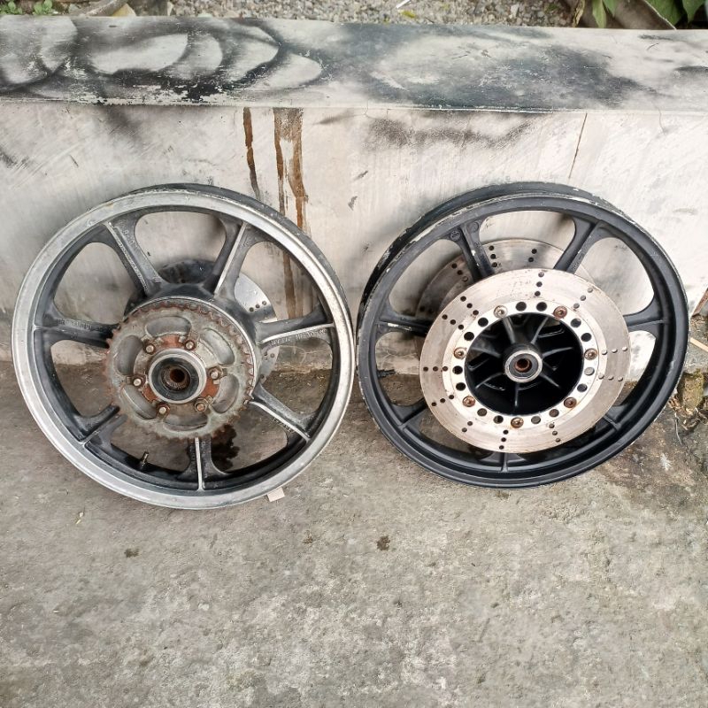 Jual velg kawasaki z1000 police not velg kawasaki GTO kz200 binter ...