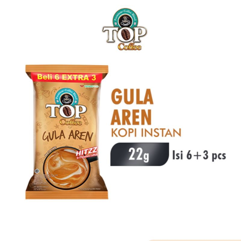Jual Top Coffee Gula Aren Hitzz Isi 9 @22 Gram | Shopee Indonesia