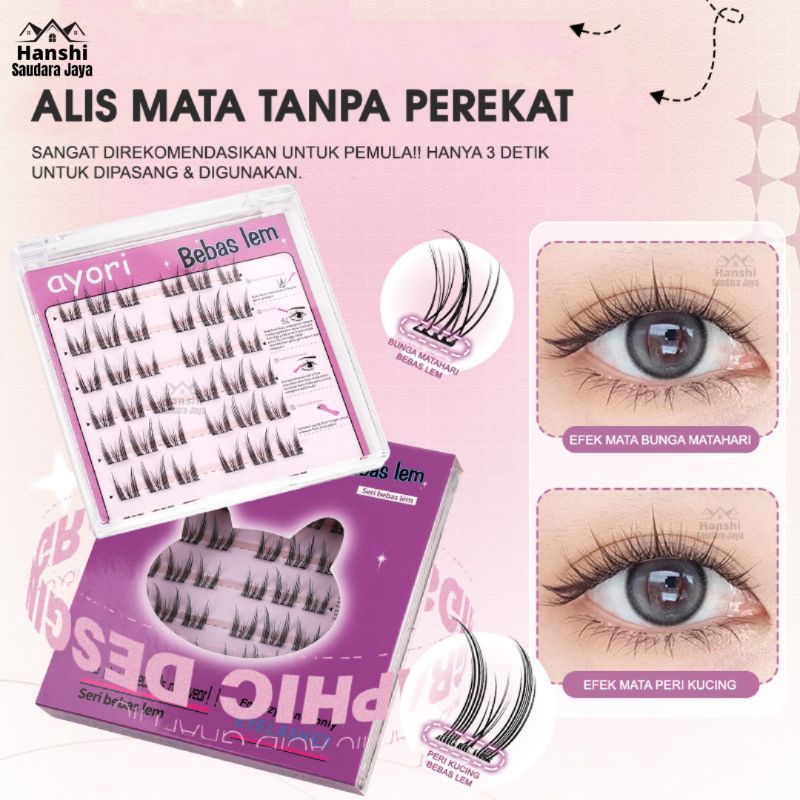 Jual Bulumata Tanpa Lem Eyelashes No Glue Eyelash Extension (FREE ...