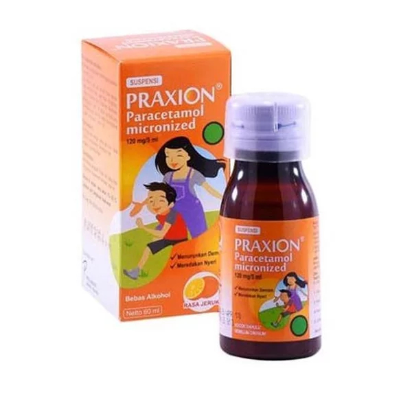Jual Praxion Sirup Obat Turun Panas Anak Praxion Oren Obat Panas Anak ...
