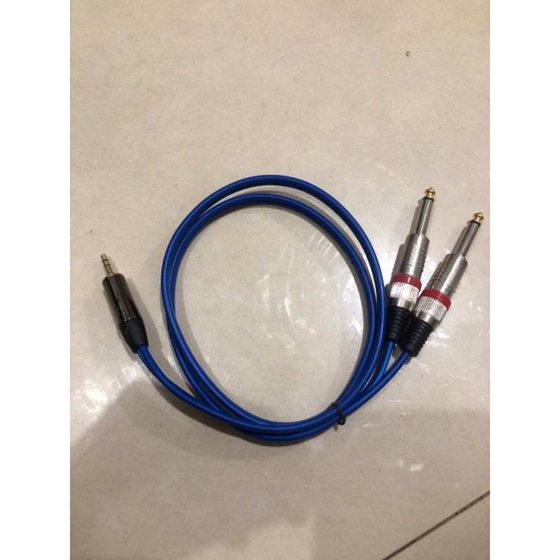 Jual kabel audio untuk hp ke mixer jack akai 1 meter | Shopee Indonesia