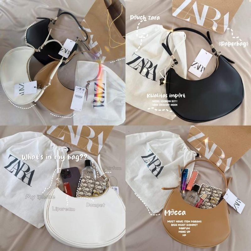 Jual ZARA BAG PREMIUM / TAS ZARA FREE PAPERBAG ZARA (Full tag ZARA ...