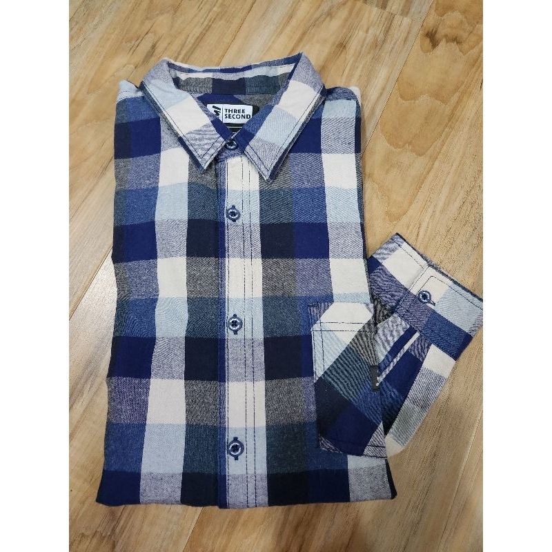 Jual Kemeja Three Second (PL) | Shopee Indonesia