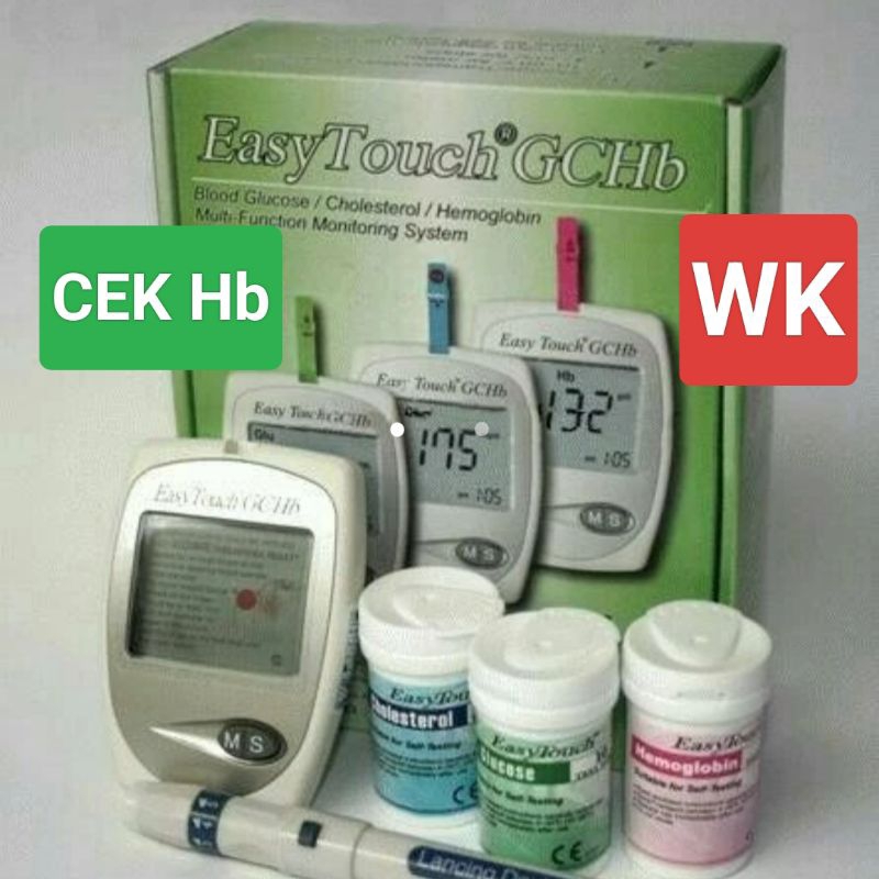 Jual Easy touch GCHb easytouch Hb cek hemoglobin 3 in 1 | Shopee Indonesia