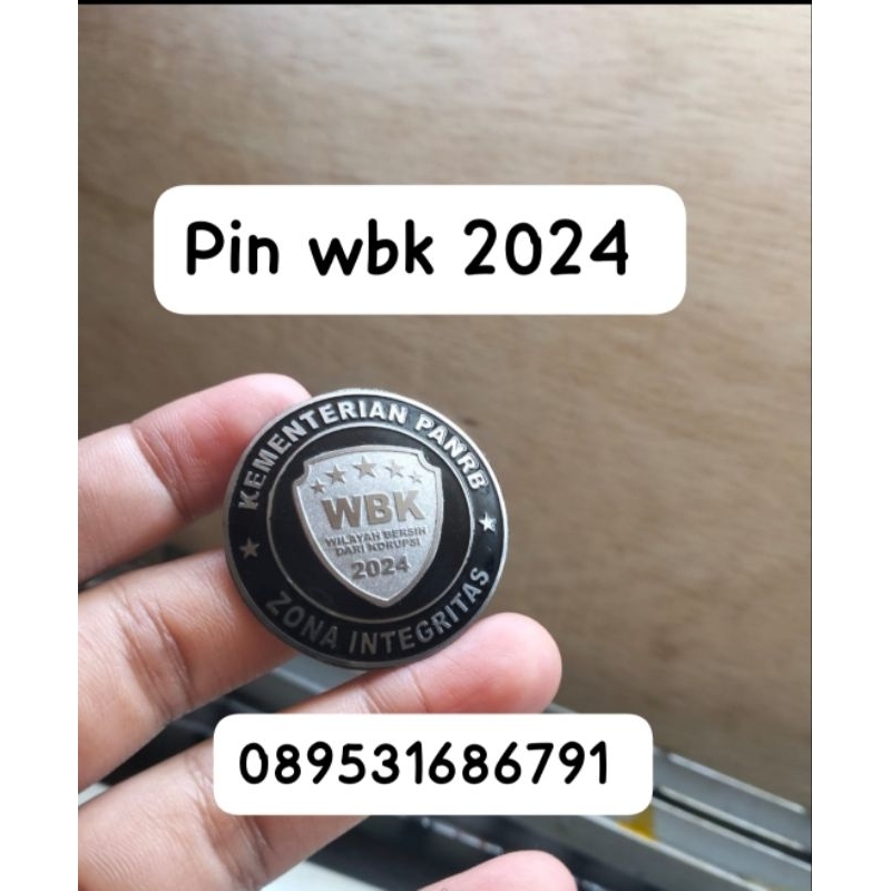 Jual pin custom wbk zona integritas 2024 | Shopee Indonesia