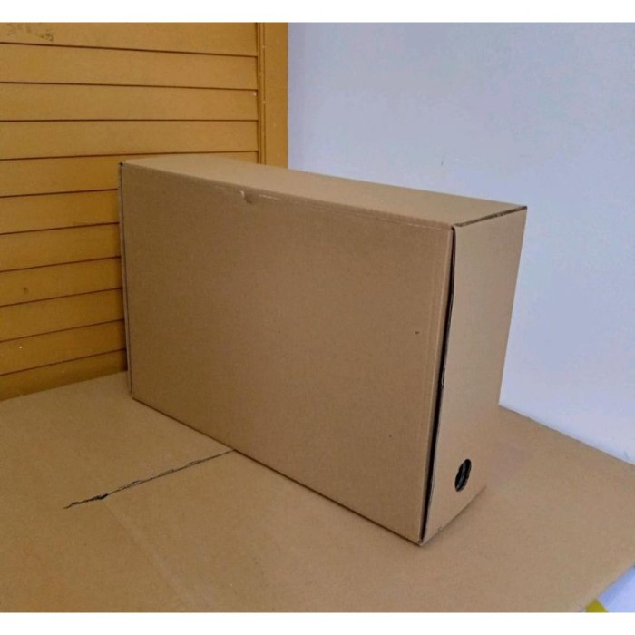 Jual (10 pcs)kardus arsip file dus arsip file dokument file box arsip coklat polos 40x12x28 cm ...