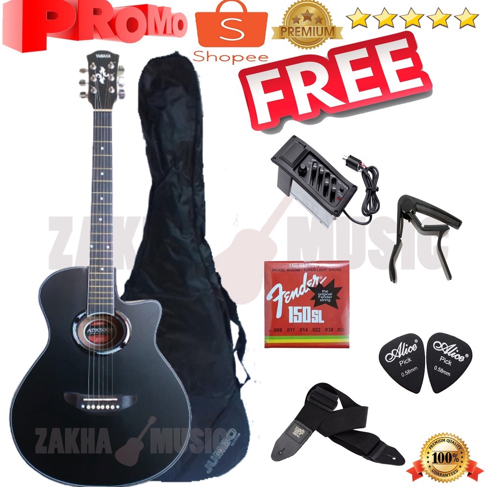 Jual Paket Lengkap Gitar APX 5ii Gitar Akustik Elektrik Yamaha APX5II ...