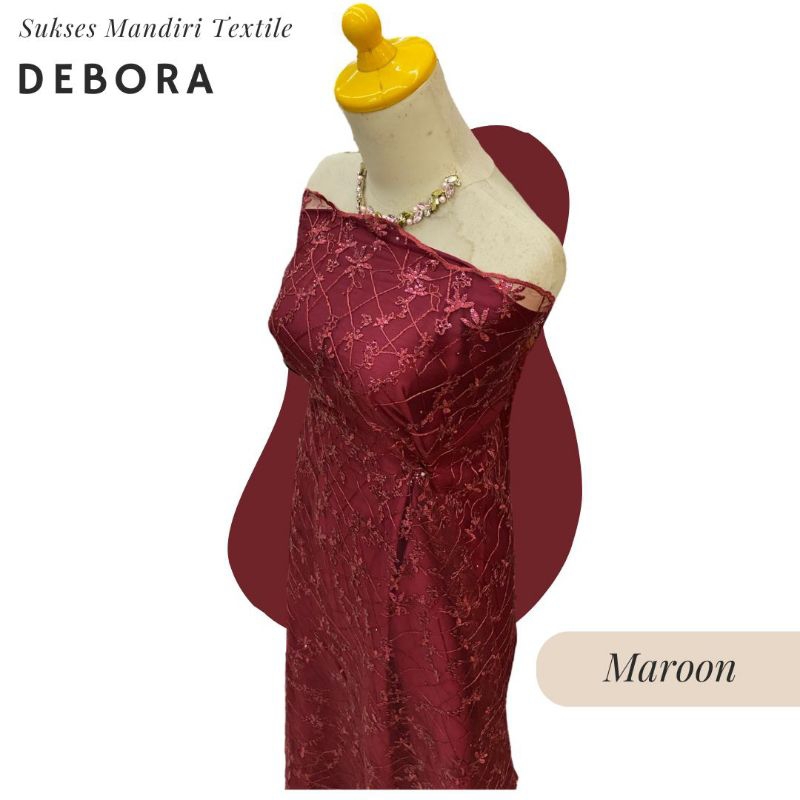 Jual [DEBORA] Brokat Lace Spangle , Harga per 1/2 meter = 50 cm BAHAN ...