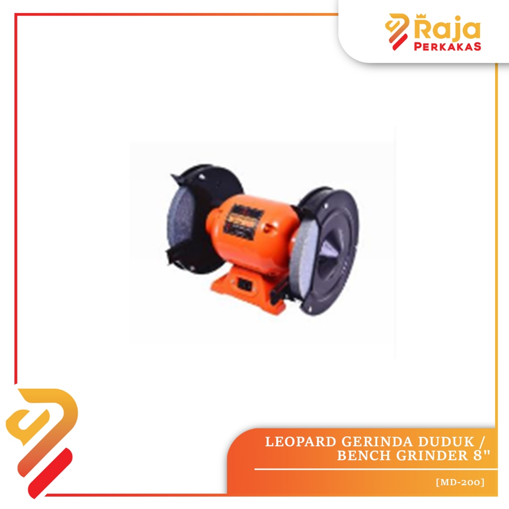 Jual LEOPARD GERINDA DUDUK / BENCH GRINDER INCH [MD-200] | Shopee Indonesia