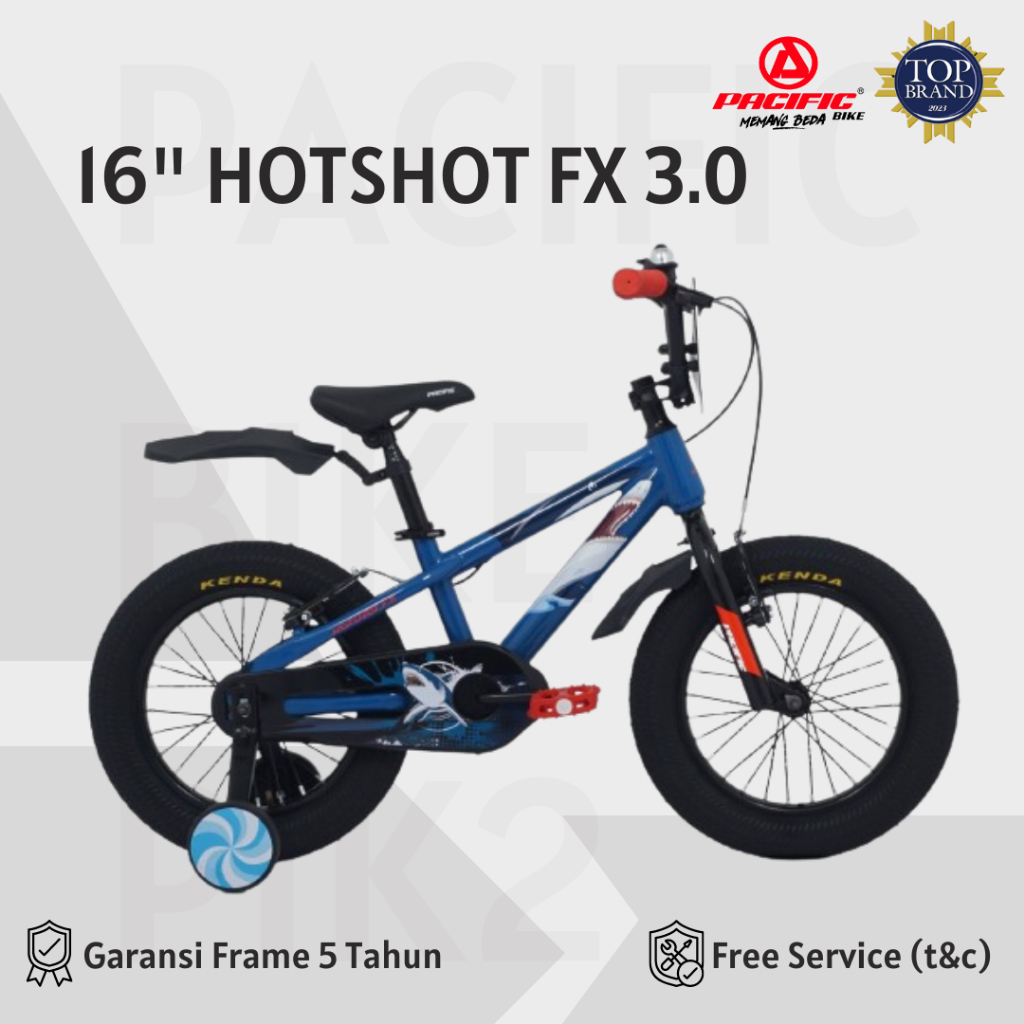 Jual Sepeda Anak BMX Ukuran 16" HOTSHOT FX 3.0 (Gen 2) PACIFIC | Shopee Indonesia