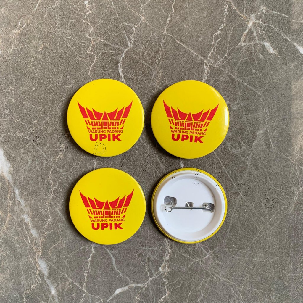 Jual Cetak Pin 44mm Surabaya Fullprint Bisa Satuan | Shopee Indonesia