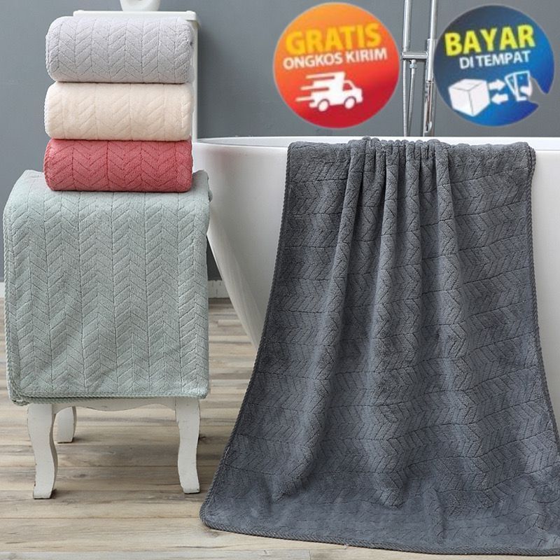 Jual KP151 - HANDUK 80X170CM HANDUK MANDI SUPER JUMBO HANDUK UNISEX ...