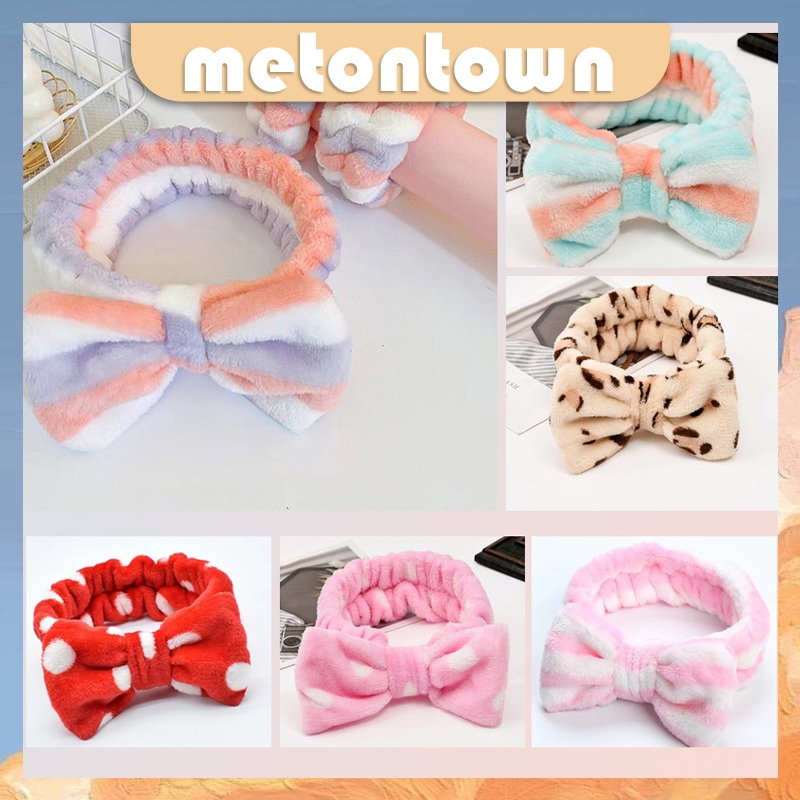 Jual [COD] Bando Rambut Fashion Motif Pita Warna Warni Headband ...