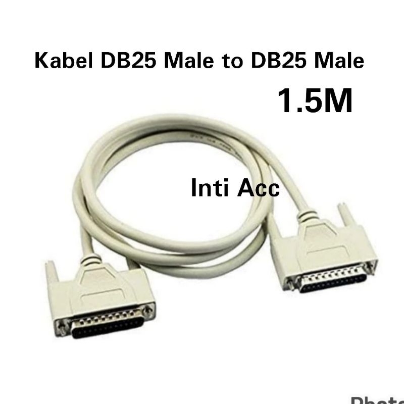 Jual Kabel LPT Printer Parallel DB-25 Male to DB25 Male Paralel 1.5 ...