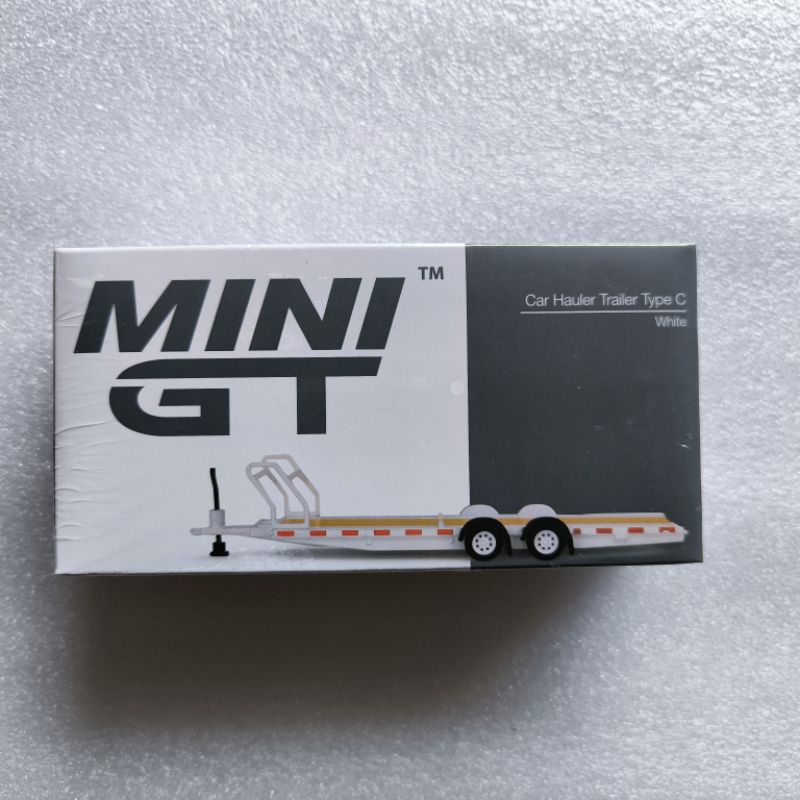 Jual MINI GT CAR HAULER TRAILER TYPE C - WHITE | Shopee Indonesia