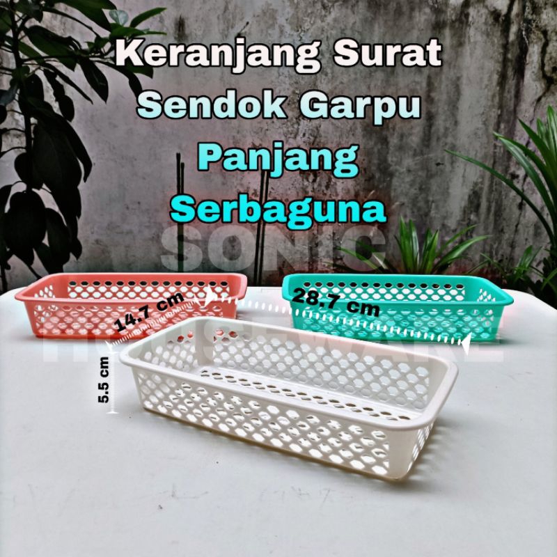 Jual Keranjang Surat Slim Sendok Garpu Sumpit Panjang Tempat Wadah ...
