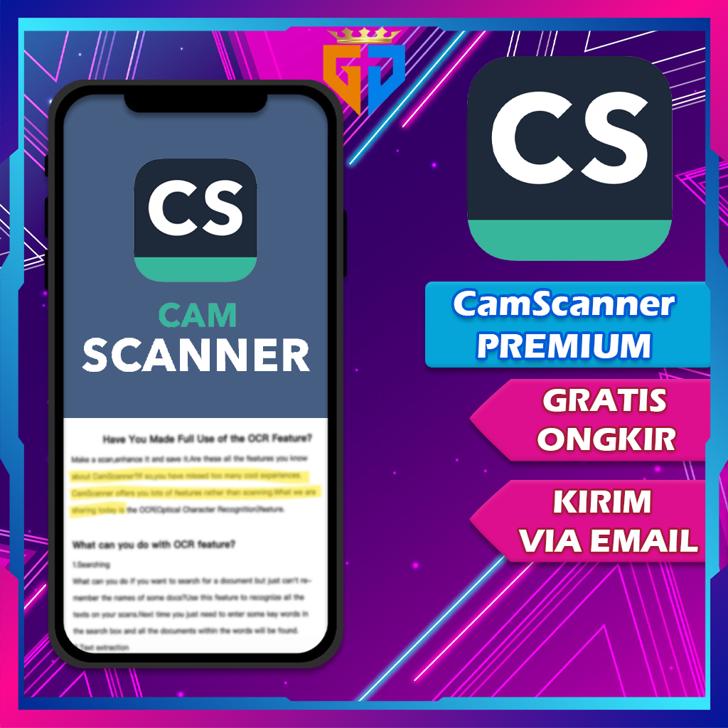 Jual Camscanner Premium Lifetime - Software Aplikasi Cam Scanner ...