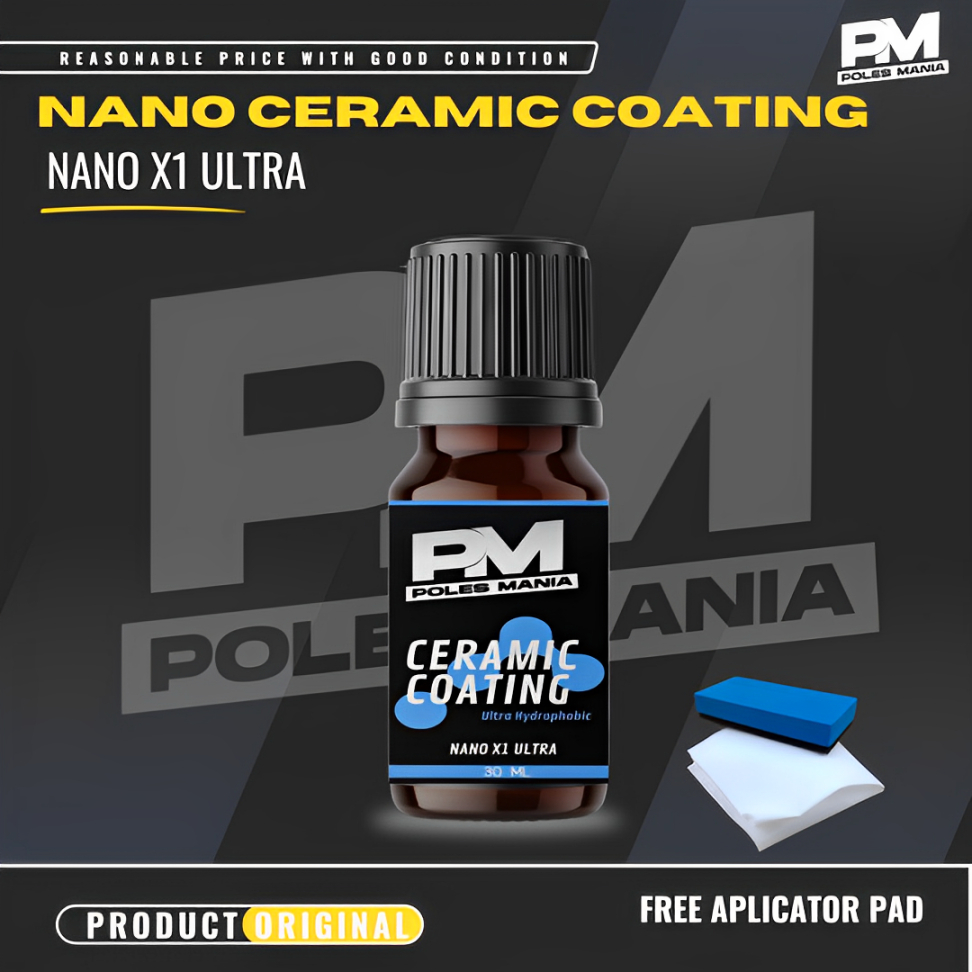 Jual Nano X1 Ceramic Coating Pengkilap Body Mobil Motor Efek Daun Talas | Shopee Indonesia