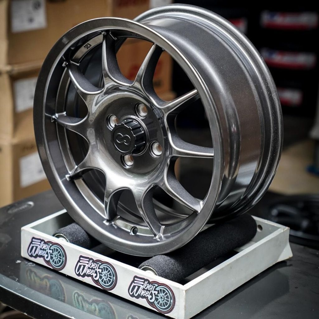 Jual Velg Racing Mobil ENKEI IRS Flow Forming Ring 15 PCD 4x100 Lebar 6.5 ET 40 Gloss Gunmetal ...