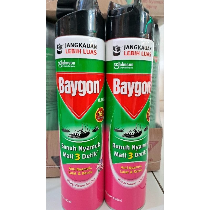 Jual BAYGON AEROSOL - FLOWER GARDEN - 400ml | Shopee Indonesia