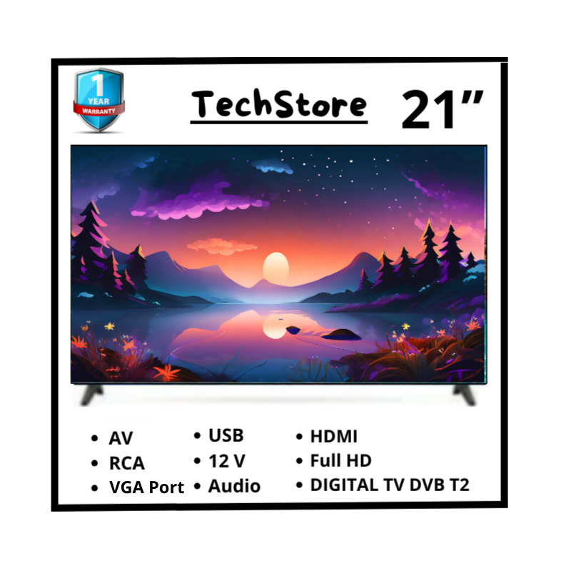 Jual [Free KAYU] WEYON ANIMAX Digital TV 21 INCH TV Full HD LED TV ...