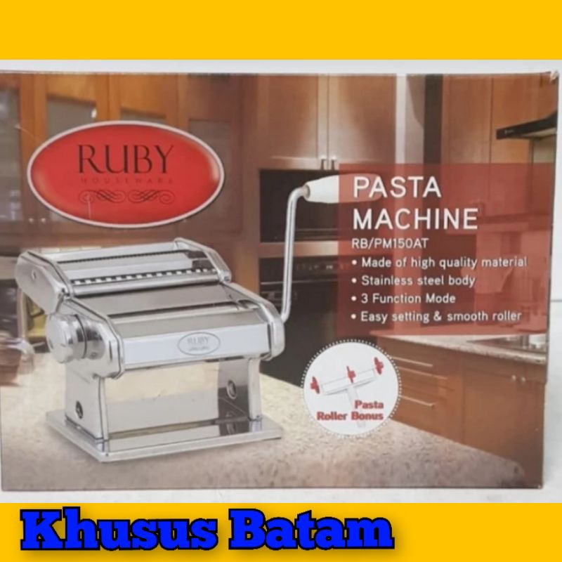Jual RUBY RB-PM150AT PASTA MACHINE/alat mesin Ampia kue bawang(KHUSUS ...