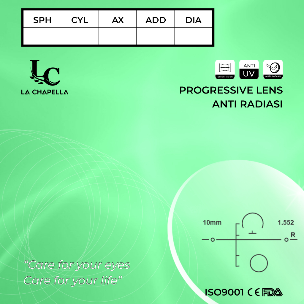 Jual La Chapella - Lensa Progresif Kacamata/Bifokal Kacamata ...