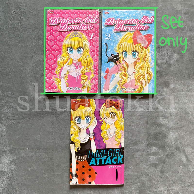 Jual [SET DAN SATUAN] komik one-shot by Wao Akira princess gal paradise ...