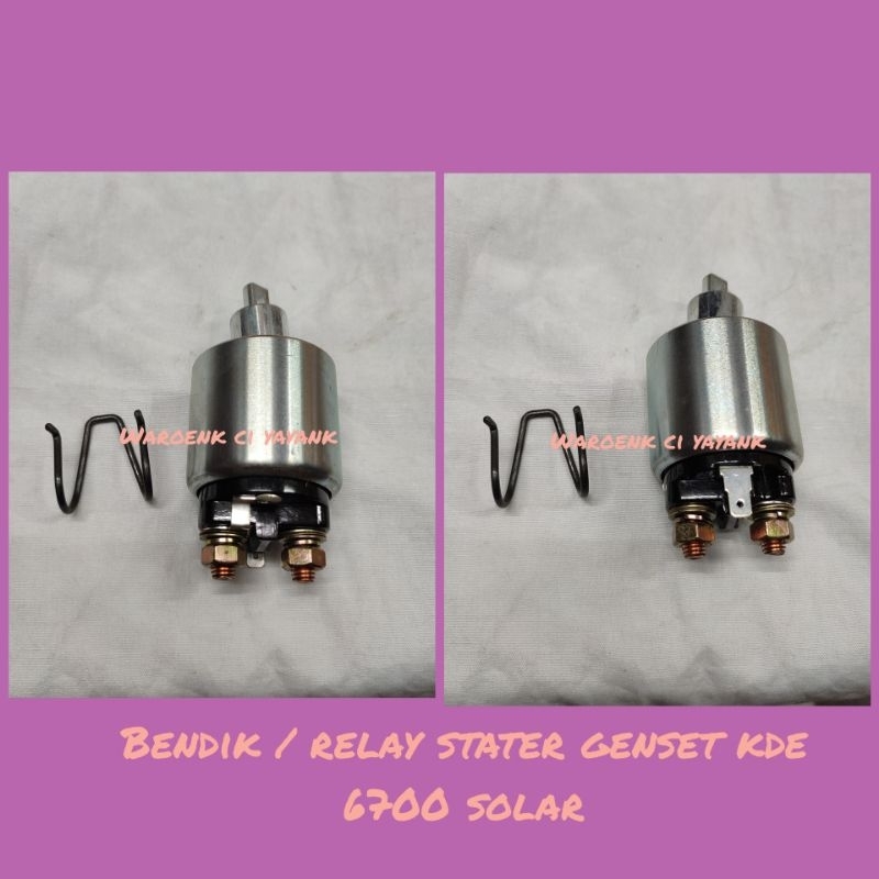 Jual contactor assy Yamamoto relay bandik stater genset solar 5000 ...