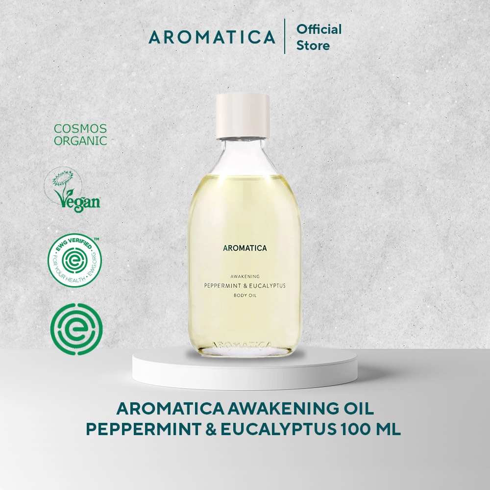 Jual Aromatica Awakening Oil Peppermint & Eucalyptus 100 Ml | Shopee ...