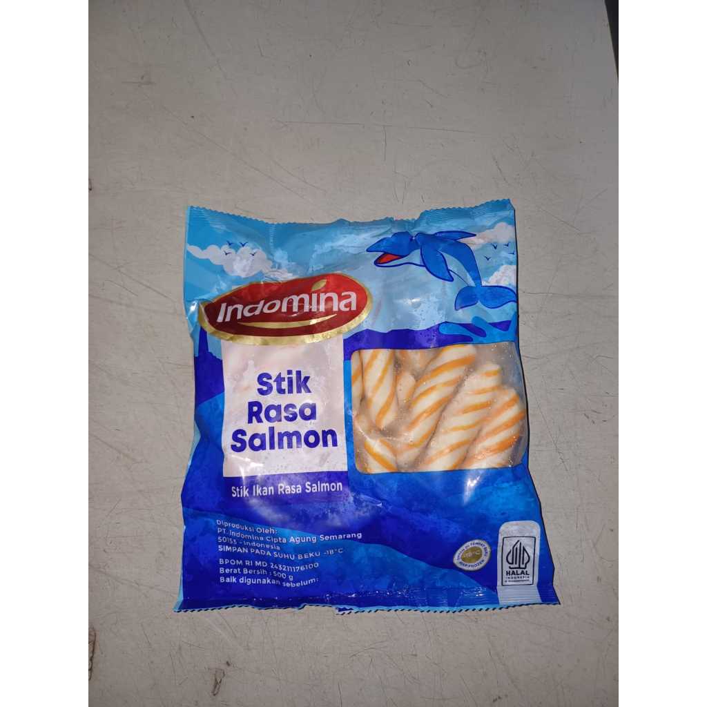 Jual Indomina Stik Salmon 500g (isi ±25) (Kemasan Baru) | Shopee Indonesia
