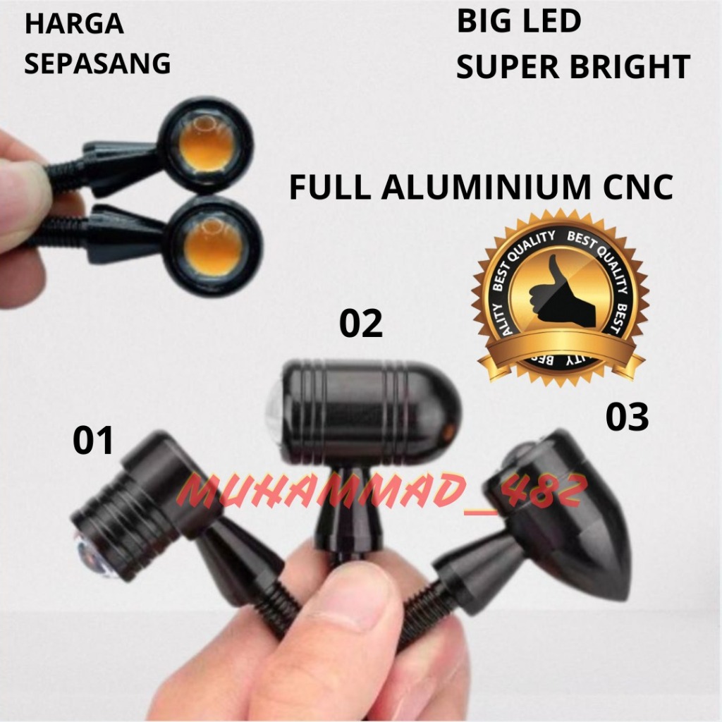 Jual PREMIUM sen mini DRAG FULL CNC-mata LED besar LED SUPER TERANG ...