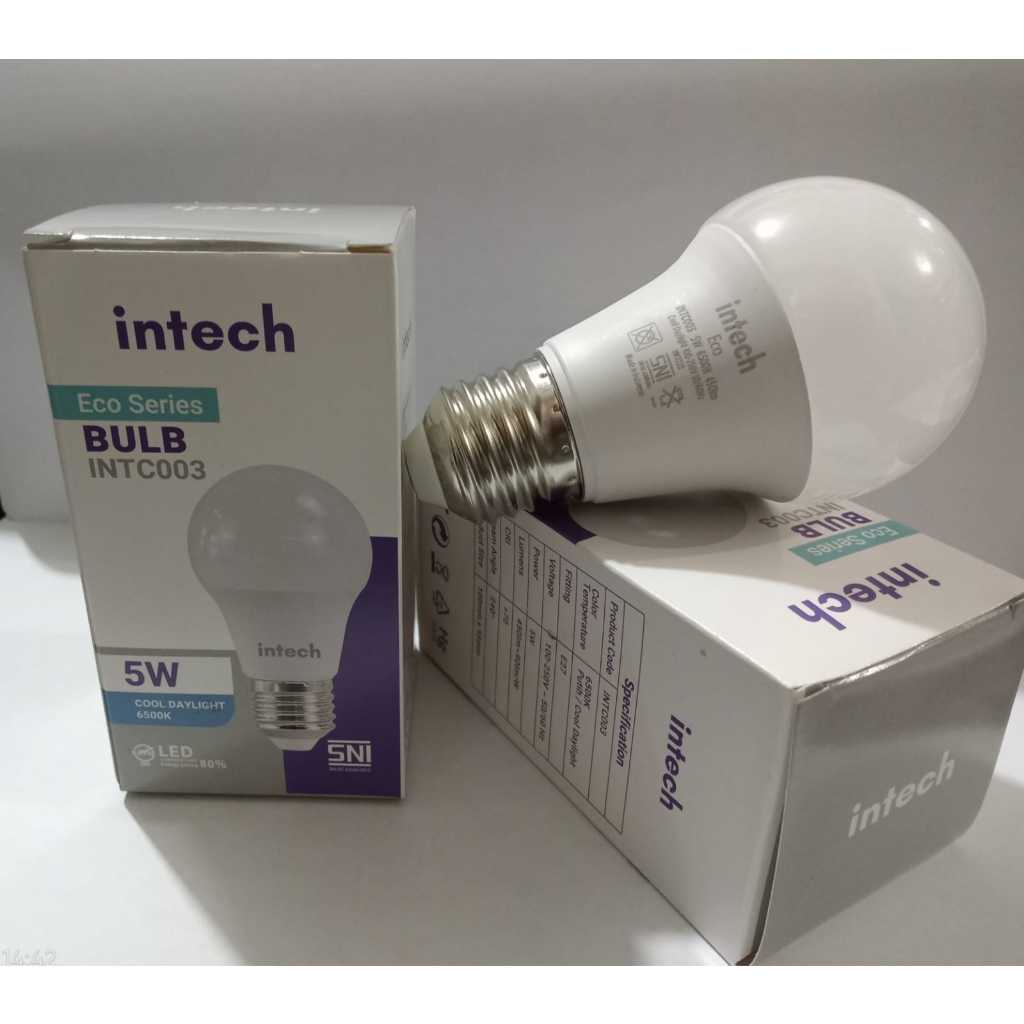 Jual LAMPU LED INTECH 5w - 18w | Shopee Indonesia