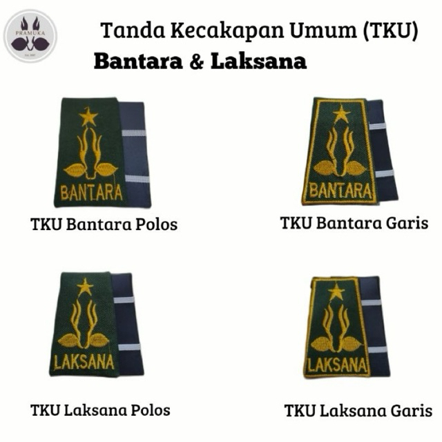 Jual GROSIR dan ECER! TKU/Tanda Kecakapan Umum Bantara Polos Bantara ...