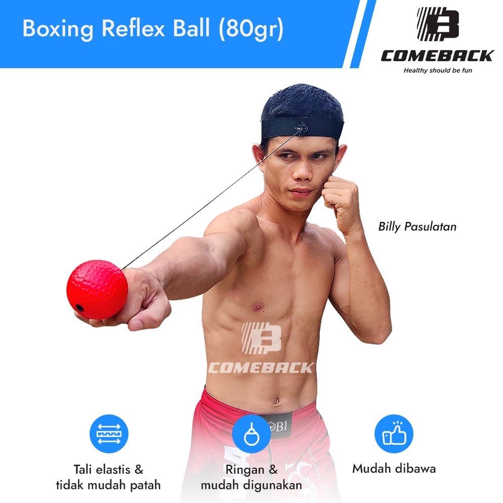 Jual KODE F13H Comeback Boxing Reflex Training Ball MMA Muay Thai Alat ...